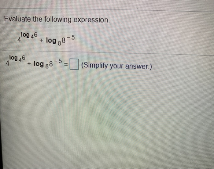 Solved Find the domain of the following function. f(x) = log | Chegg.com