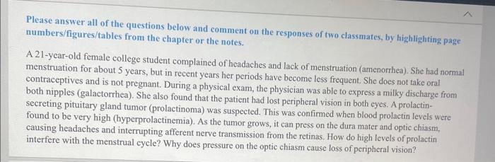 Solved How do high levels of prolactin interfere with the | Chegg.com