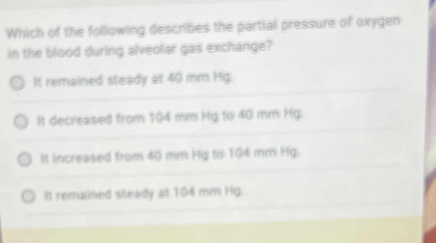 Solved Which of the following describes the partial pressure | Chegg.com