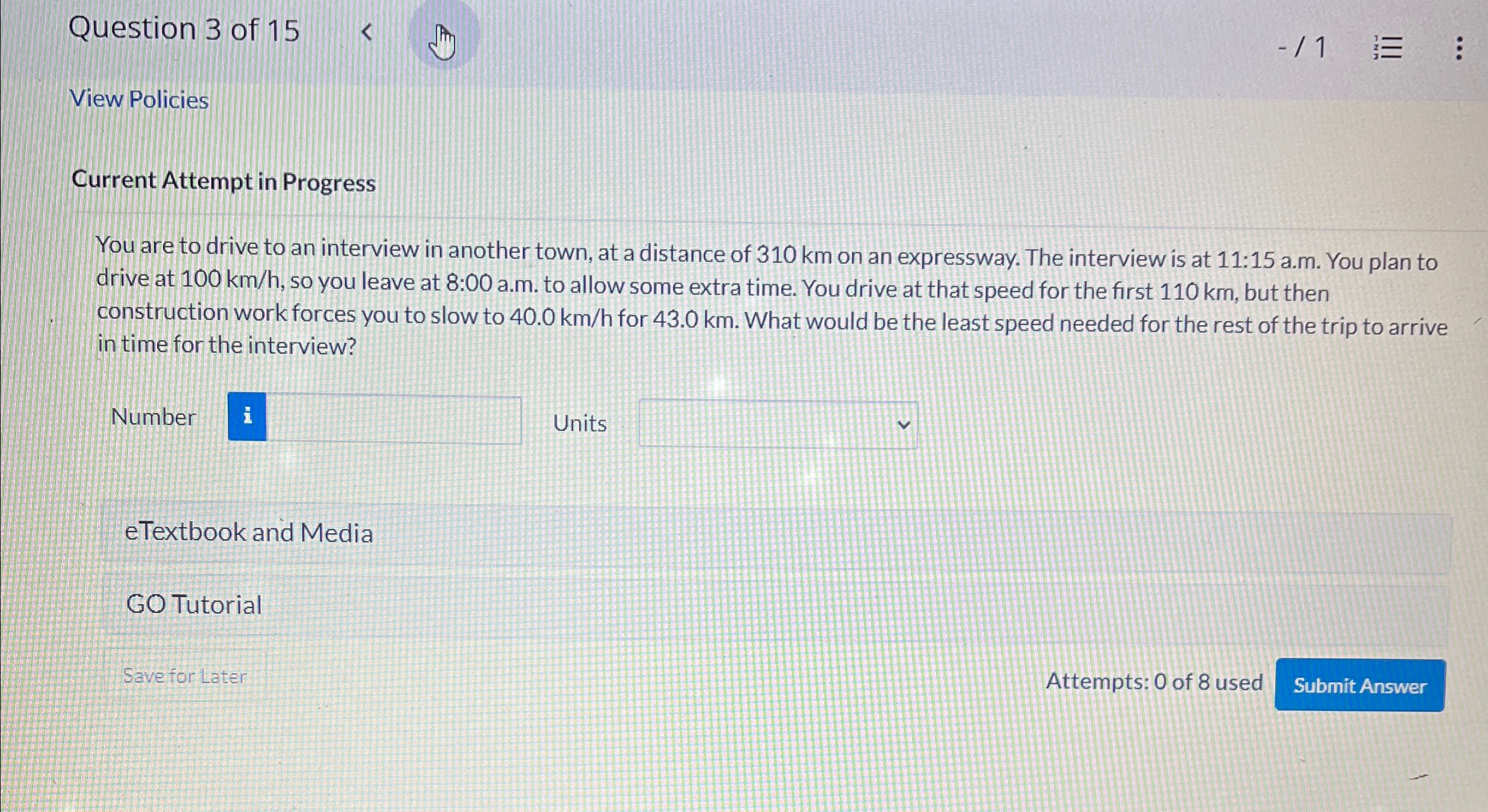 Solved Question 3 ﻿of 15View Policies-1Current Attempt in | Chegg.com