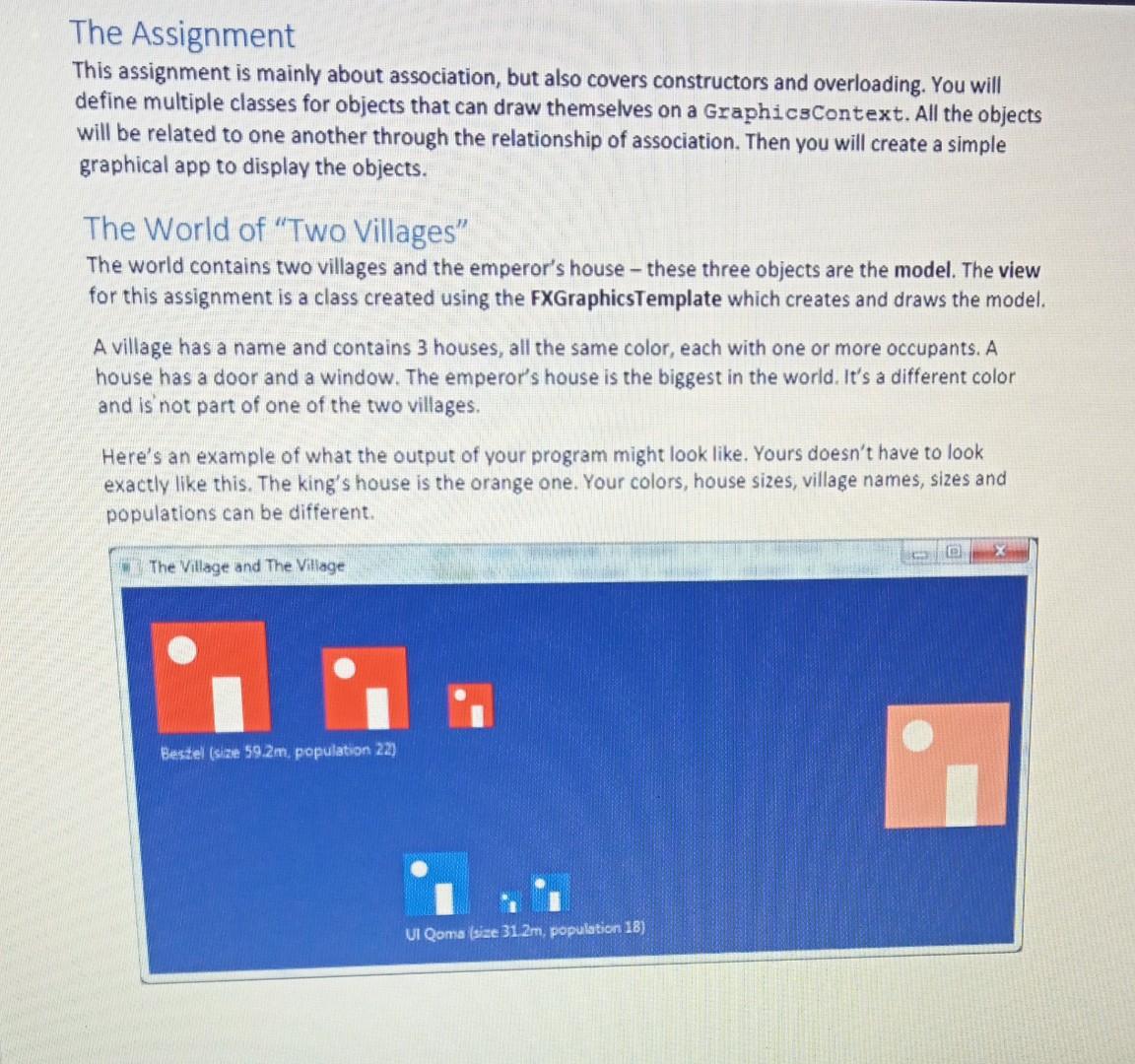 Solved The Assignment This assignment is mainly about | Chegg.com