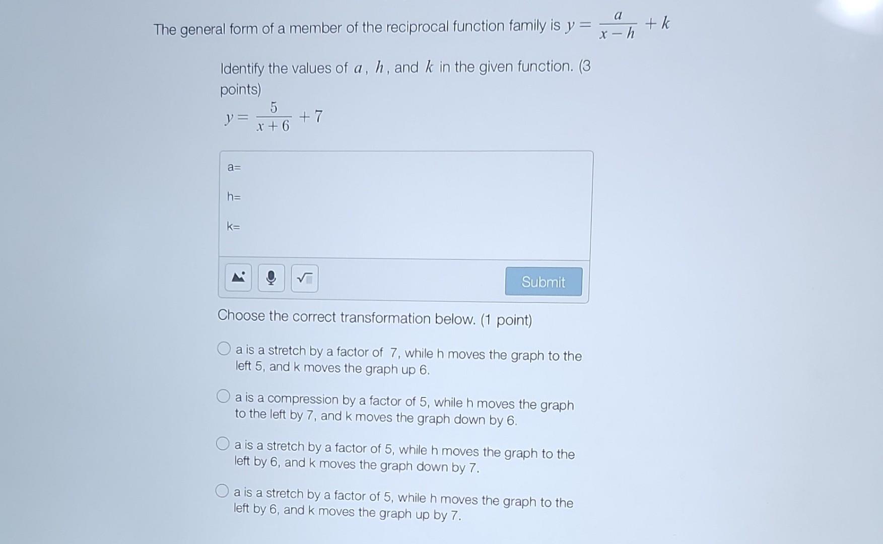 Solved The general form of a member of the reciprocal | Chegg.com