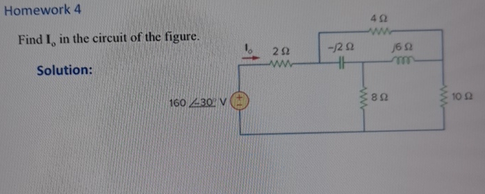 Solved Find I0 ﻿in the circuit of the figure. | Chegg.com