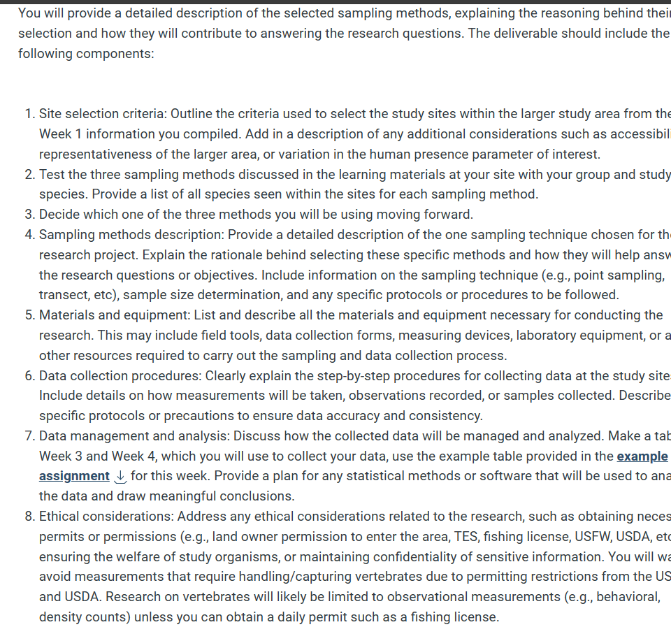 Solved Sampling methods description: Provide a detailed | Chegg.com