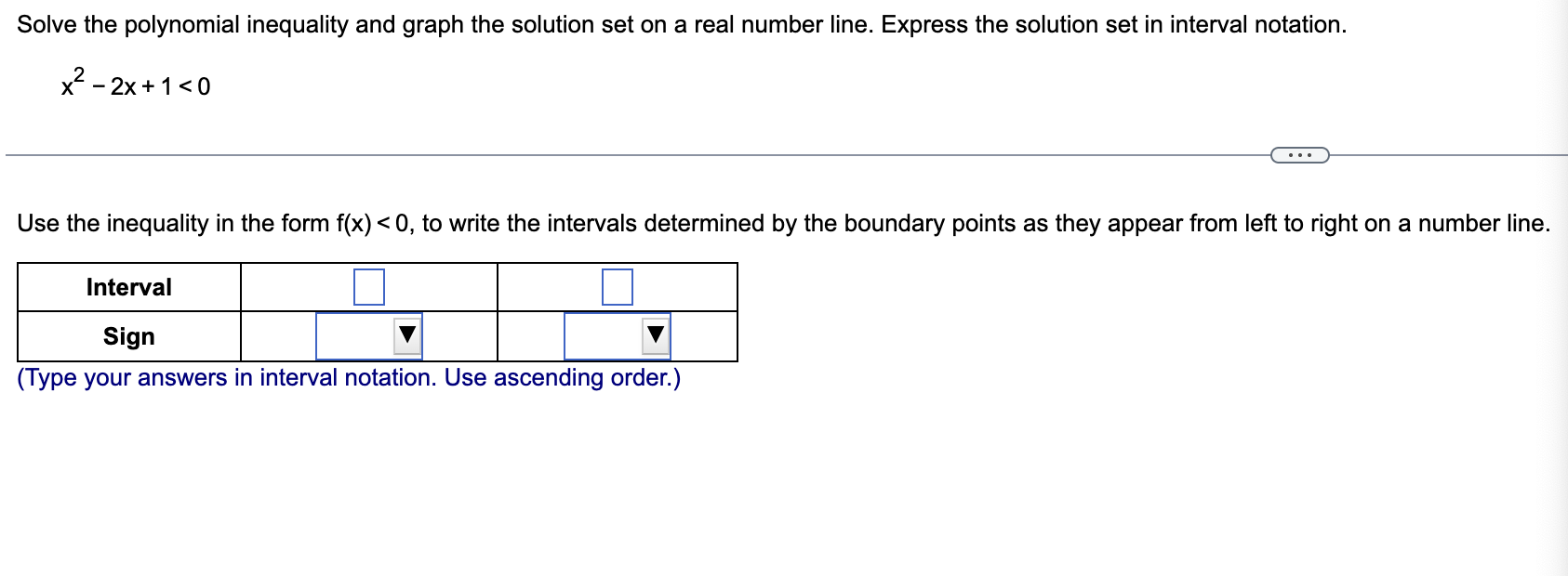 Solved Solve the polynomial inequality and graph the | Chegg.com