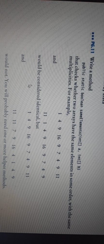 Solved ISIS * P6.11 Write a method public static boolean | Chegg.com