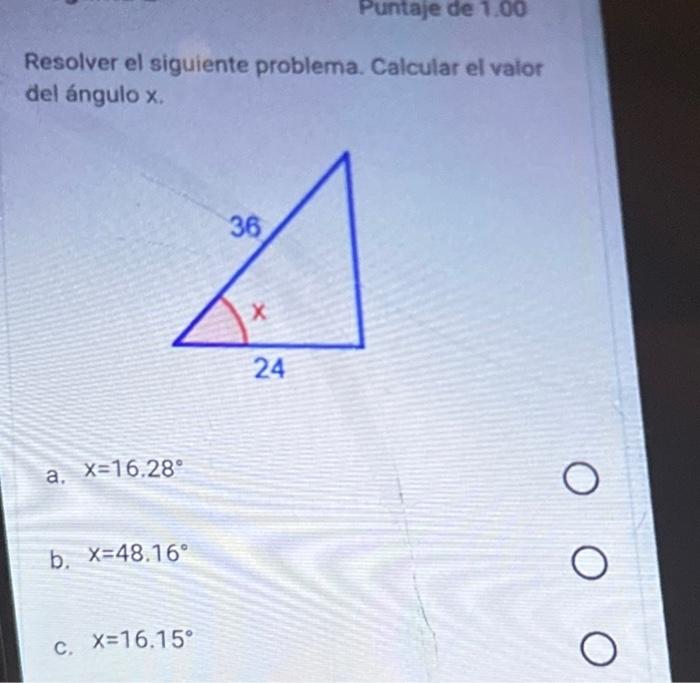 Solved Resolver el siguiente problema. Calcular el valor del | Chegg.com