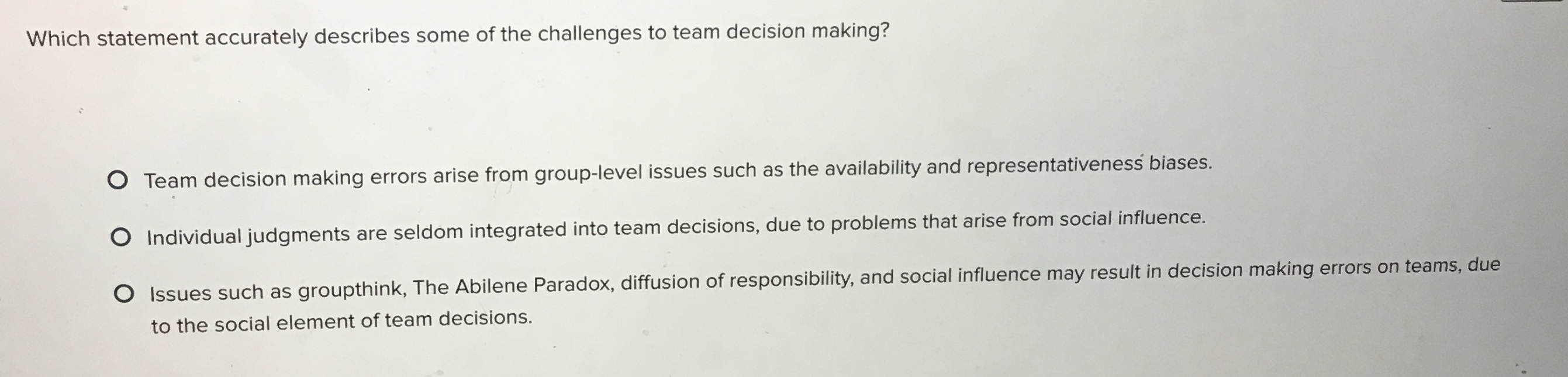 Solved Which statement accurately describes some of the | Chegg.com