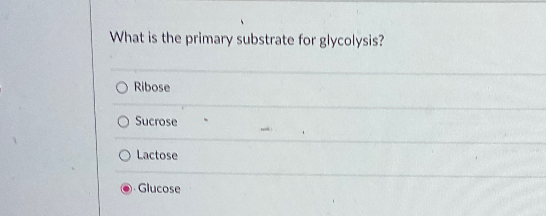 Solved What is the primary substrate for | Chegg.com