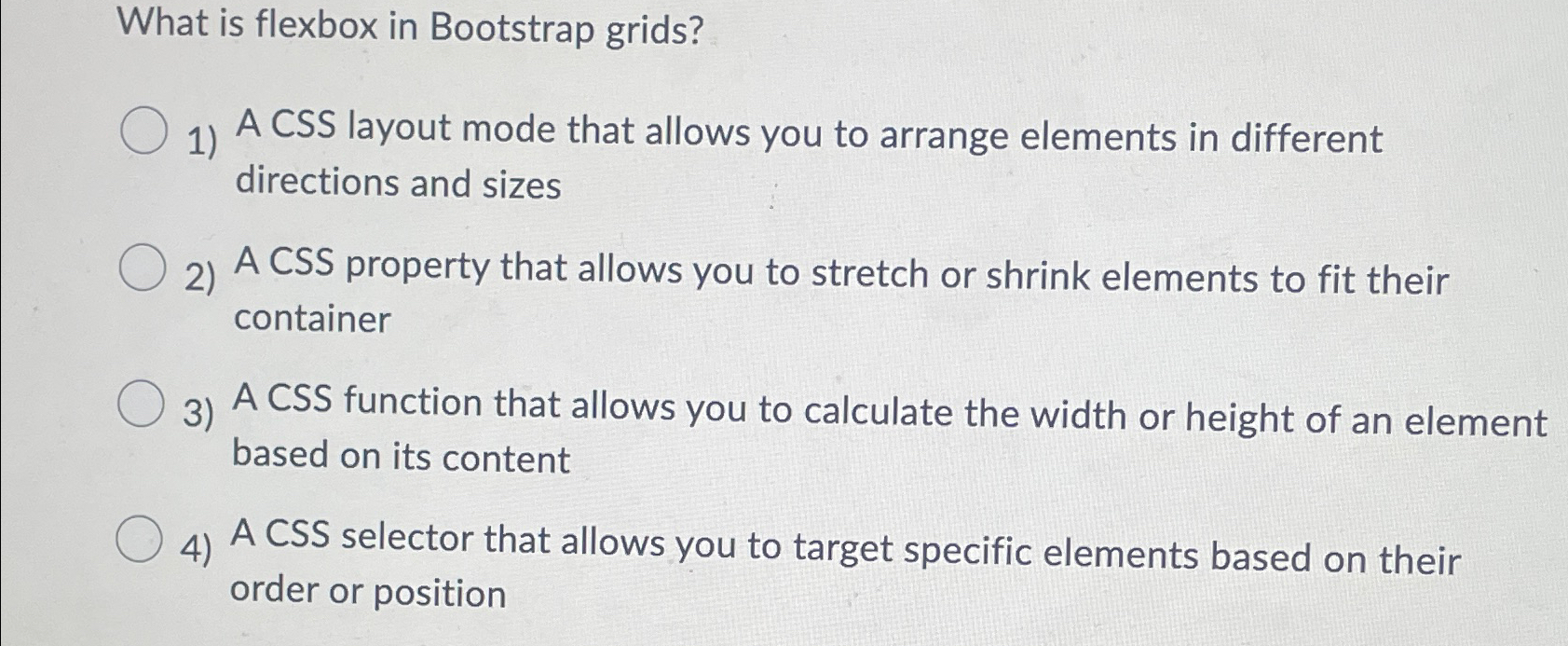 Solved What Is Flexbox In Bootstrap Gridsa Css Layout Mode