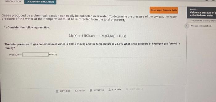 Solved INTRODUCTION LABORATORY SIMULATION PEL Calculate | Chegg.com