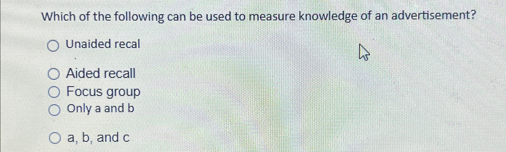 Solved Which of the following can be used to measure | Chegg.com