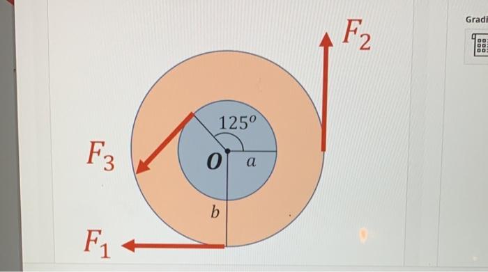 [Solved]: Find the magnitude of the net torque acting on