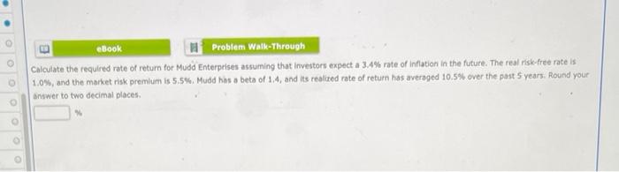 Solved eBook Problem Walk-Through Calculate the required | Chegg.com