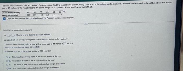size of 41 inches. is the result dose to the actual | Chegg.com