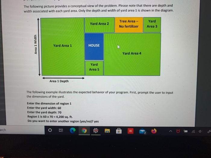 Solved Programming Project 2 Lawn Service Estimation | Chegg.com