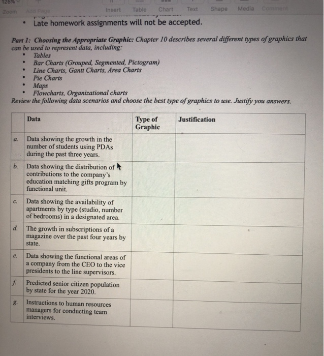 Solved 125 Insert Table Chart Zoom Text Shape Media Comment | Chegg.com