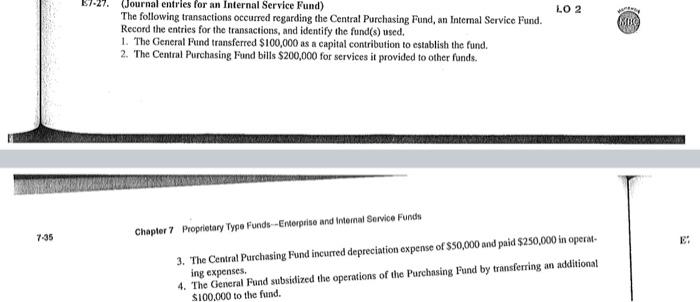 Solved 57-27 LO 2 MO (Journal entries for an Internal | Chegg.com