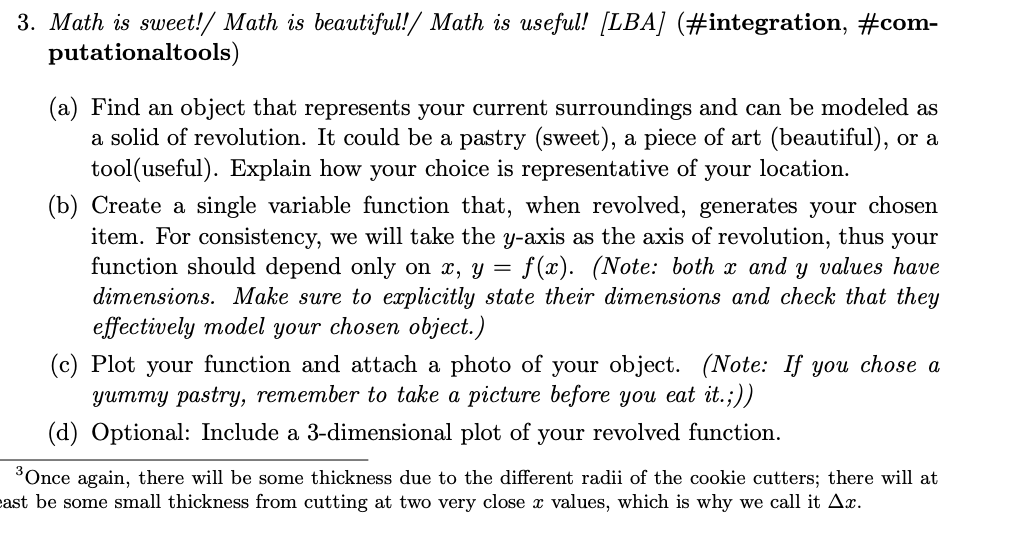 Solved Math is sweet!/ ﻿Math is beautiful!/ ﻿Math is useful! | Chegg.com