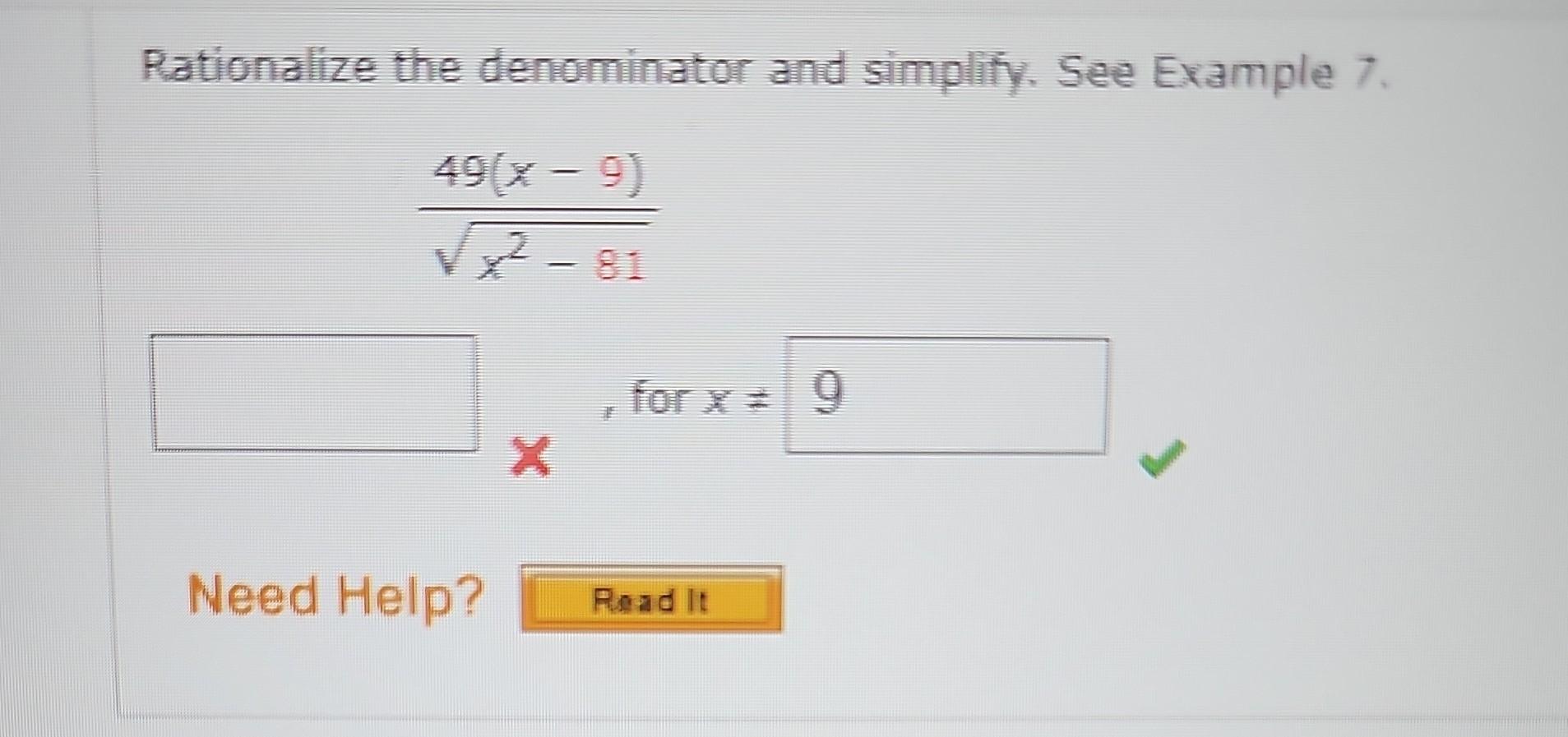 Solved Rationalize the denominator and simplify. See Example | Chegg.com