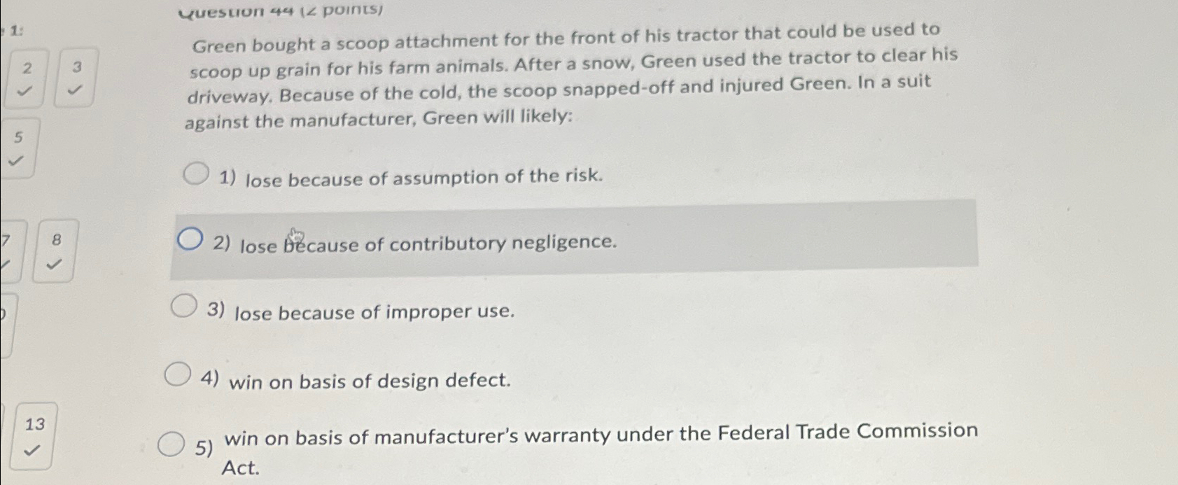 Solved 1:Yuestion 44