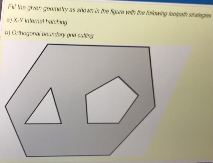 Solved Fill the given geometry as shown in the figure with | Chegg.com