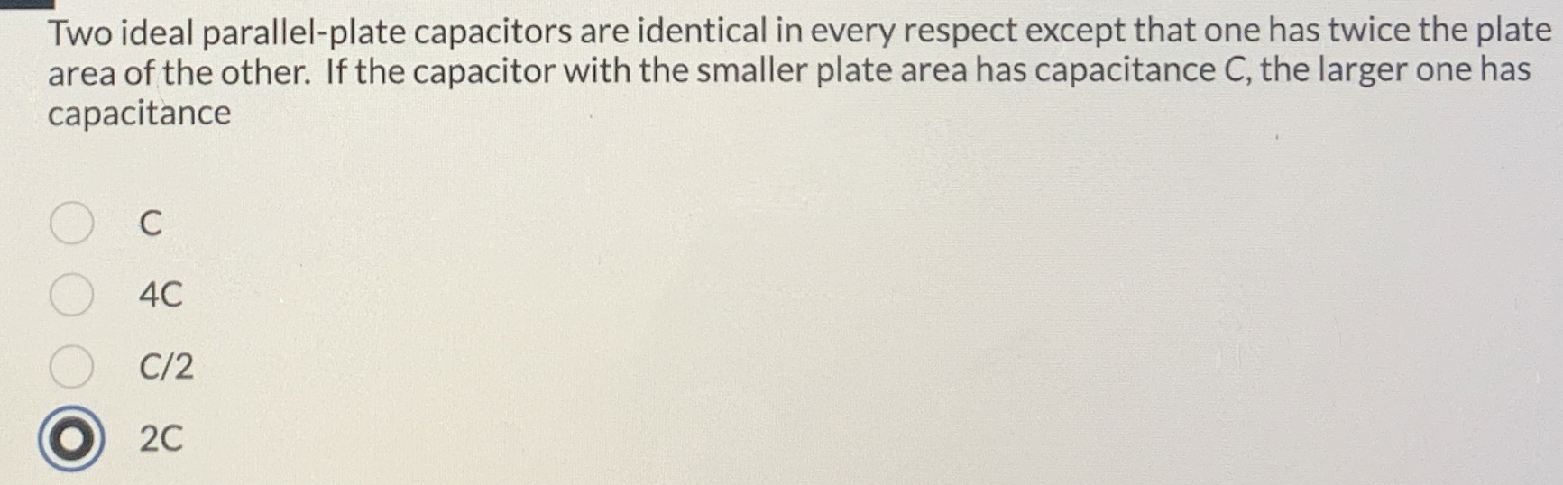Solved Two ideal parallel-plate capacitors are identical in | Chegg.com