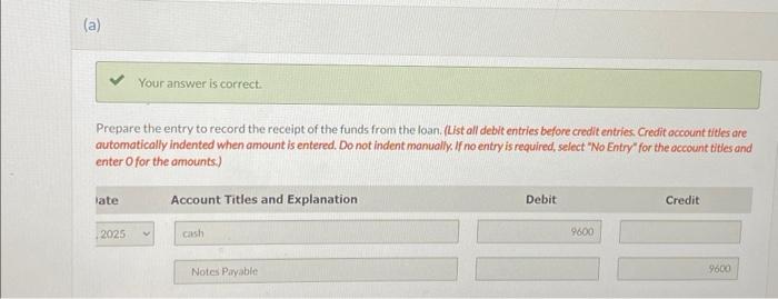 Prepare the entry to record the receipt of the funds | Chegg.com