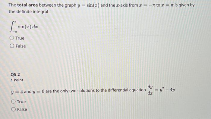 Solved The total area between the graph y=sin(x) and the | Chegg.com