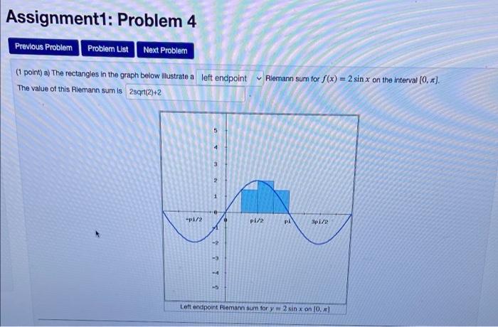 Solved Assignment1 Problem 4 Previous Problem Problem List 