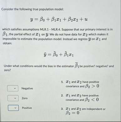 Solved Consider the following true population | Chegg.com