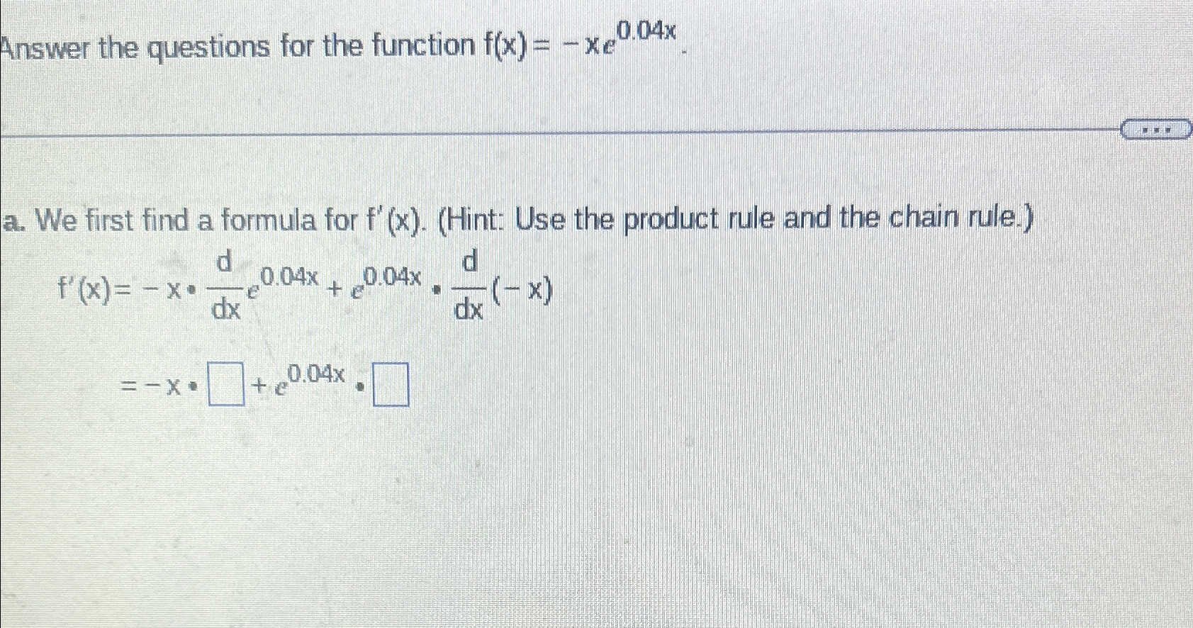 Solved Answer the questions for the function | Chegg.com