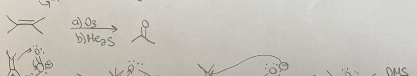 Solved a) O3 He2S(1)(2) a) MEPBA b) H3O+a) Cl2/H2O b) Base | Chegg.com