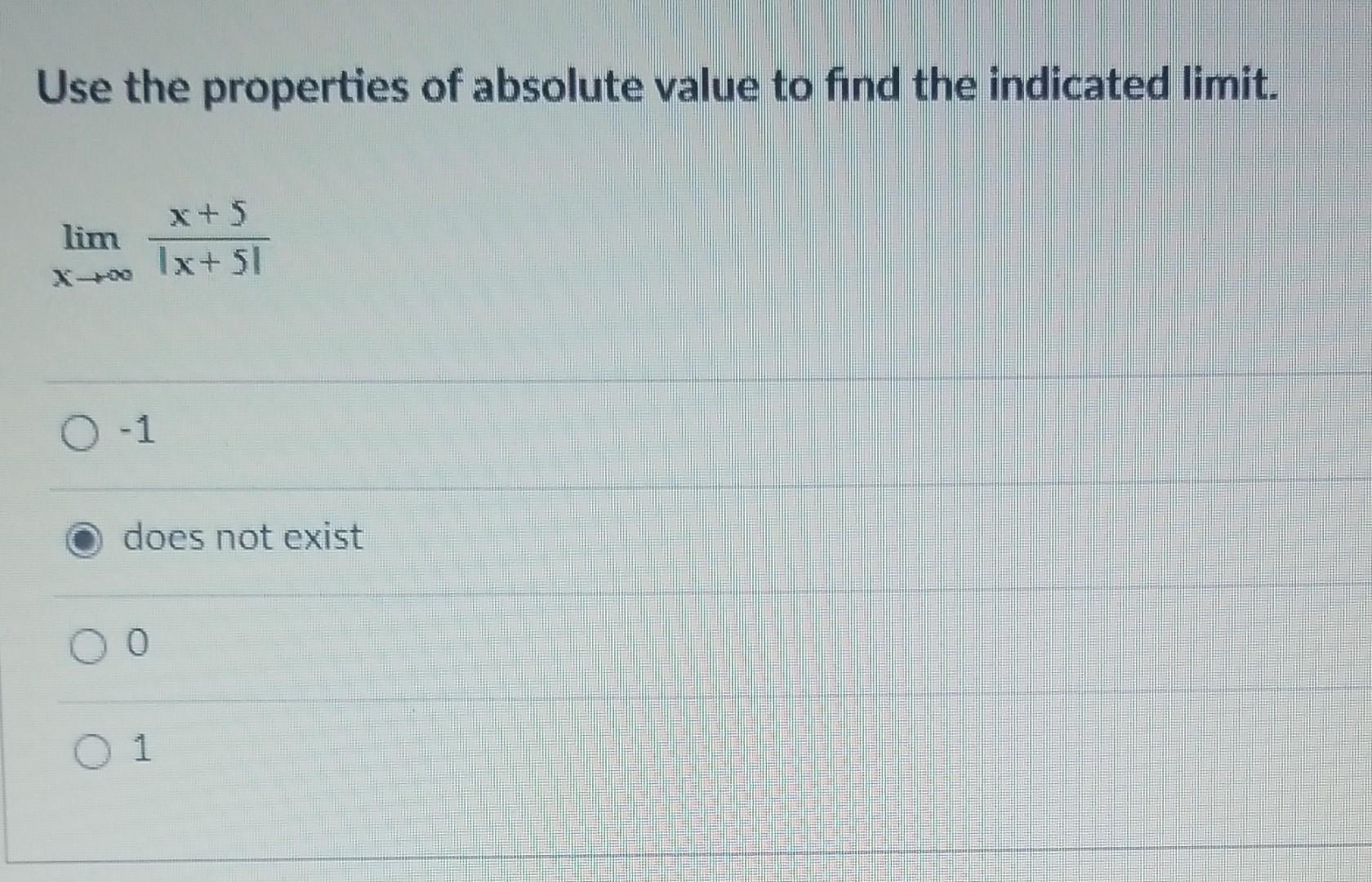 Solved Use the properties of absolute value to find the | Chegg.com