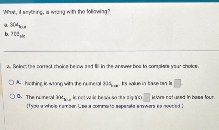 Solved Convert the following base-ten numerals to a numeral | Chegg.com