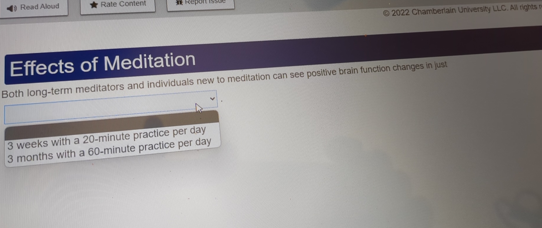 Solved Read AloudRate Content(C) 2022 ﻿Chamberlain | Chegg.com