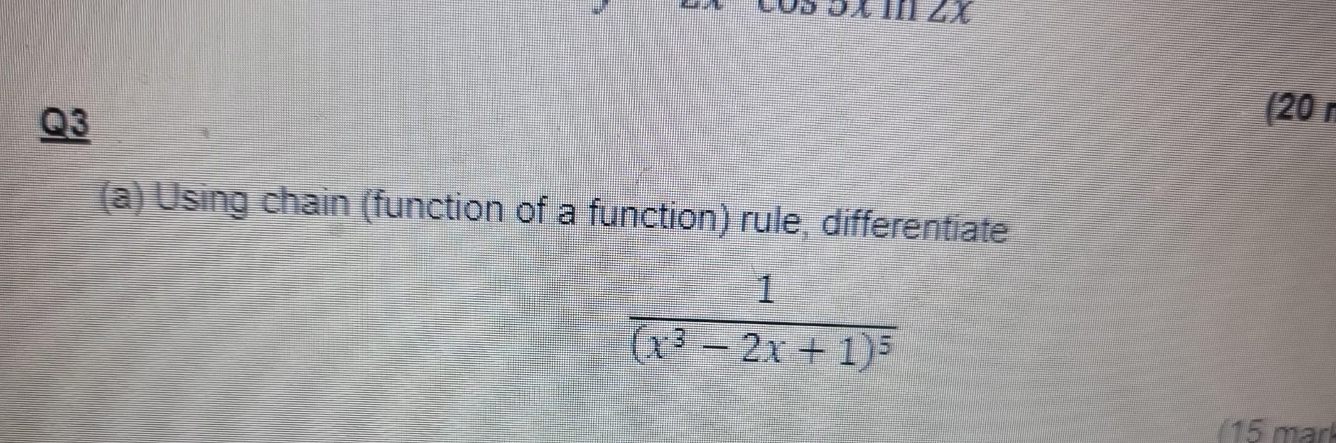 Solved (a) Using chain (function of a function) rule, | Chegg.com