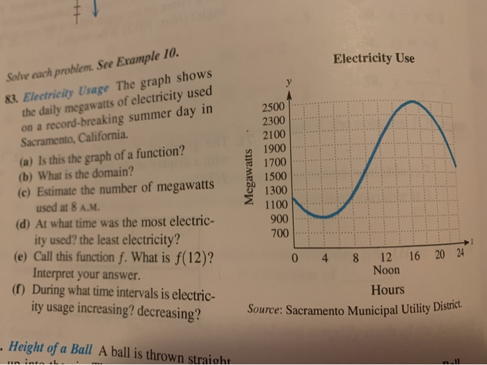 Solved Electricity Use Solve each problem. See Example 10. | Chegg.com