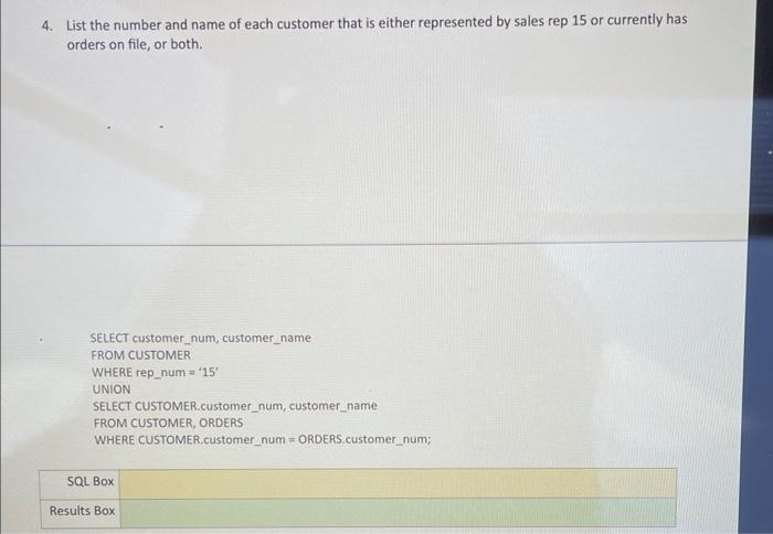 Solved Activity 3 - Examine Join Statements Fresco Pastimes | Chegg.com