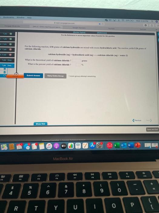 Solved Window Hoto і гарм O Dome For the following reaction, | Chegg.com