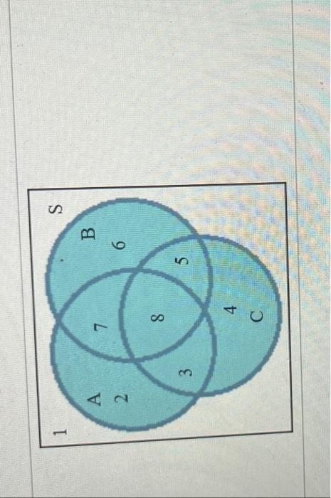 Solved Let A, B, and C be events relative to the sample | Chegg.com