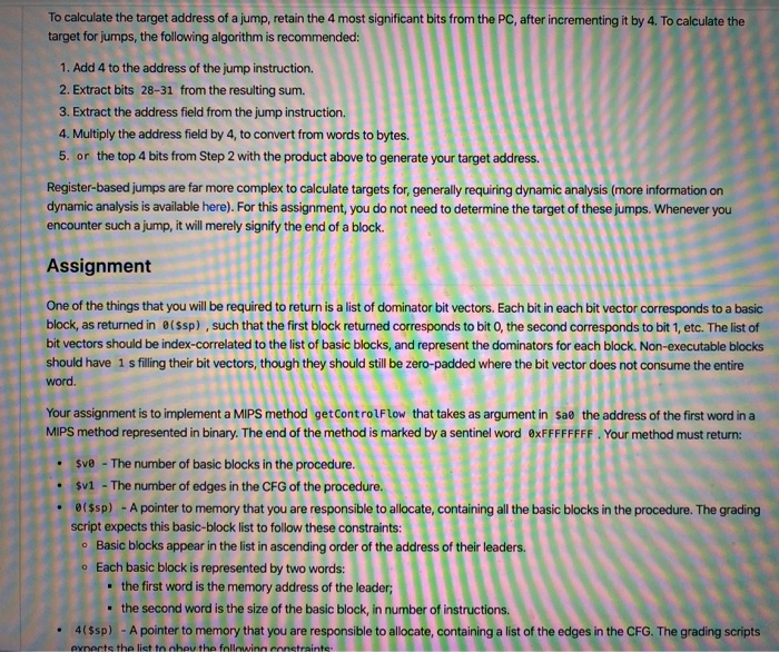 CMPUT 229 Lab 5 - Basic Blocks Write your code in | Chegg.com