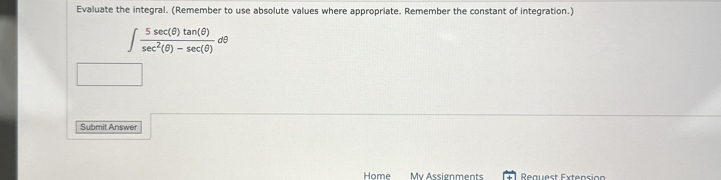 Solved Points Evaluate the integral. (Remember to use | Chegg.com