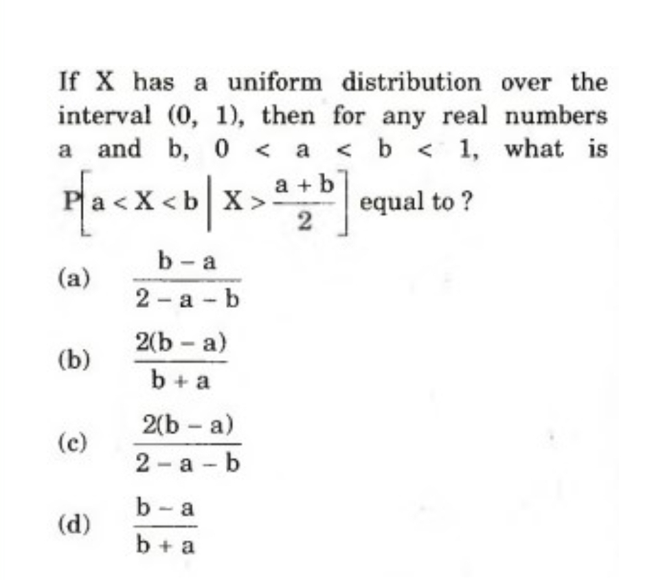 Solved If x ﻿has a uniform distribution over theinterval | Chegg.com