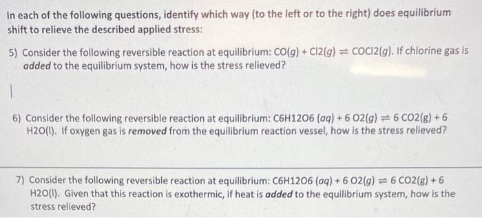 Solved In each of the following questions, identify which | Chegg.com