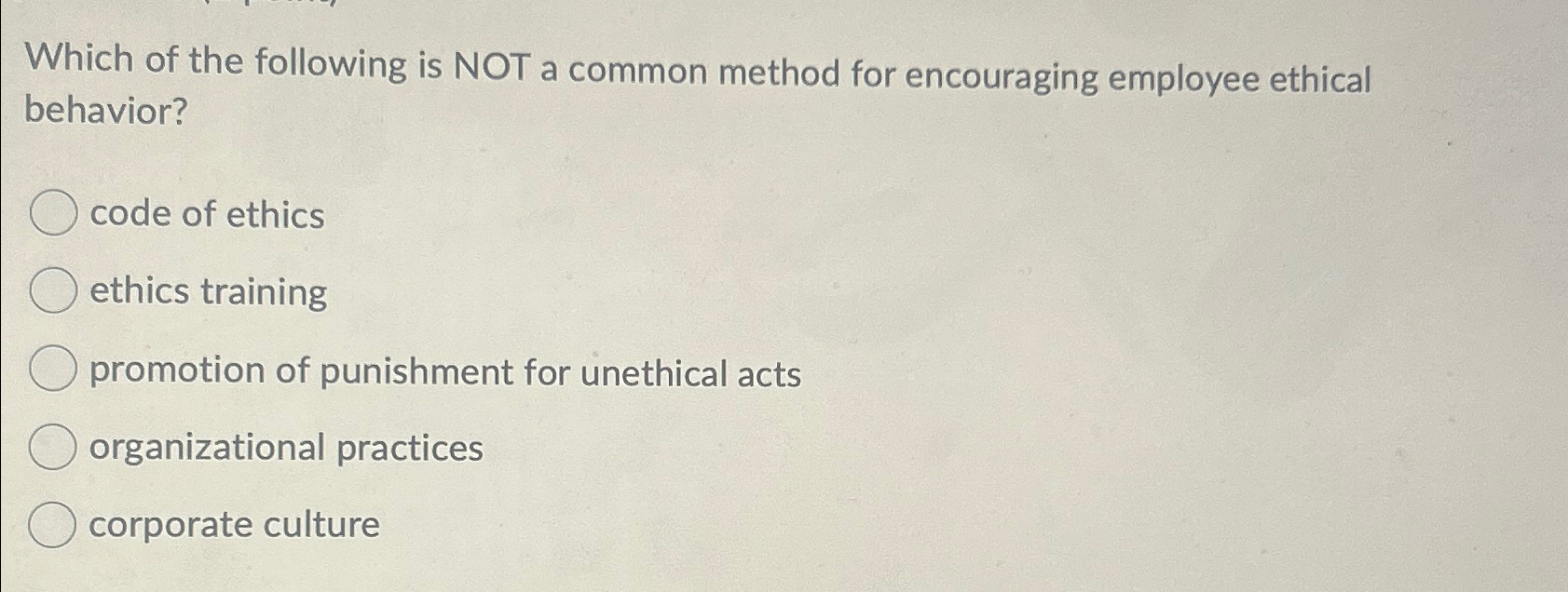 Solved Which of the following is NOT a common method for | Chegg.com