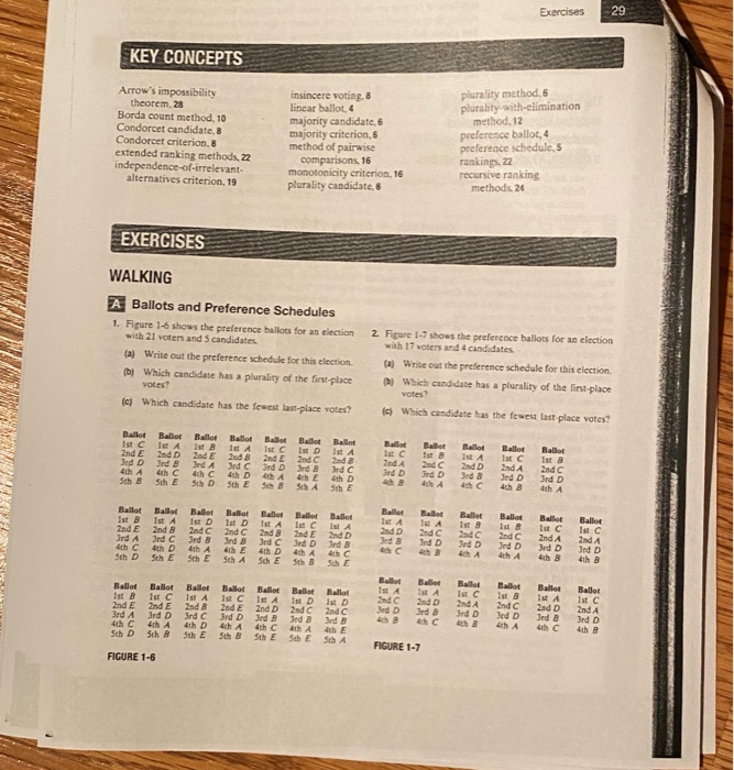 Exercises Exercises 29 KEY CONCEPTS Arrow's | Chegg.com