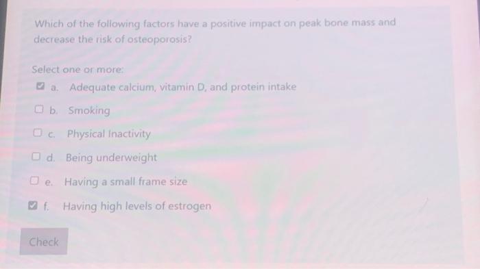Solved Which of the following factors have a positive impact | Chegg.com