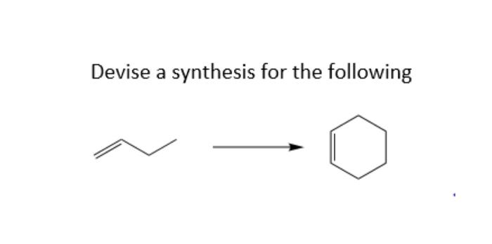 Solved Devise a synthesis for the following | Chegg.com