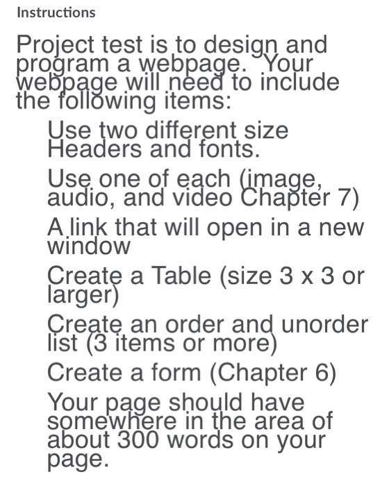 Solved I need help designing and programming a webpage. I | Chegg.com